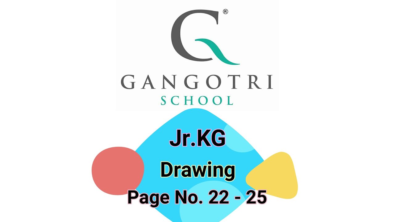 Jr.KG || Drawing || Page No.22 - 25 - YouTube