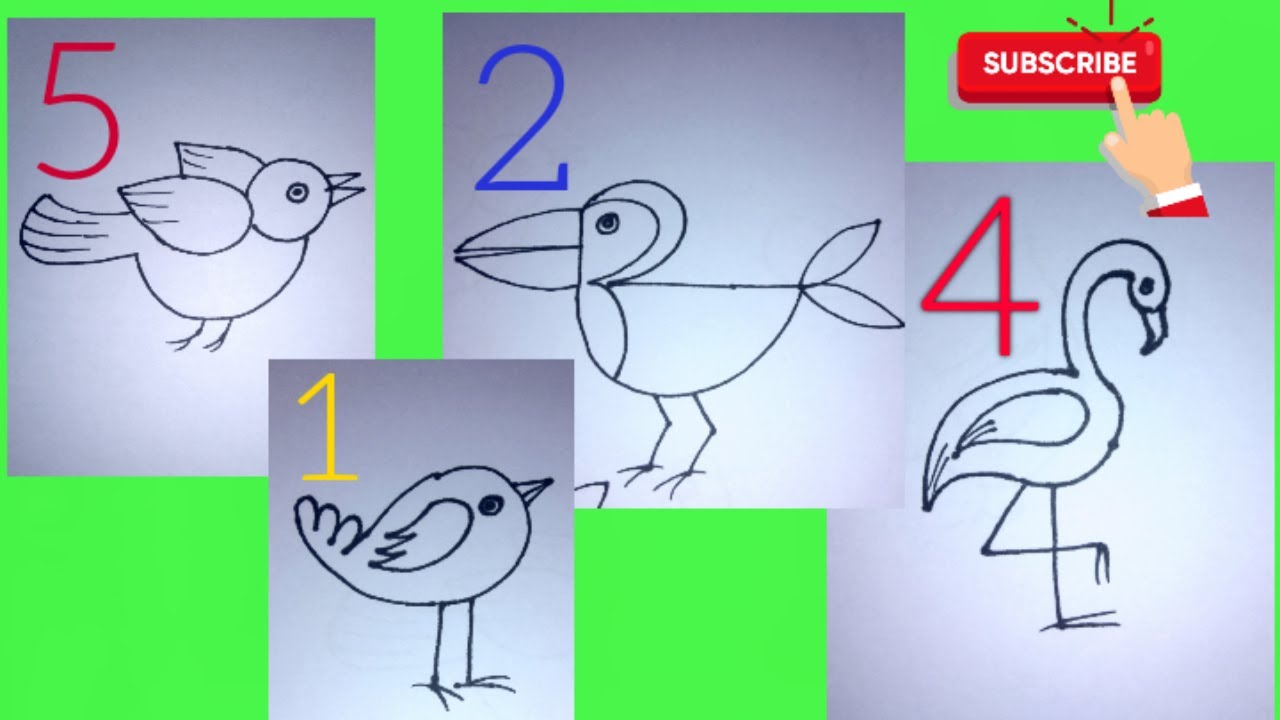 How to Draw Anything from numbers / Drawing for Kids and Beginners ...