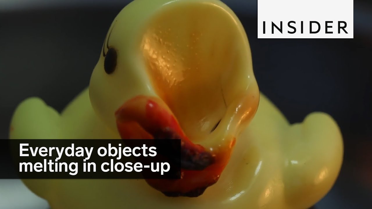 Everyday objects melting in close-up - YouTube
