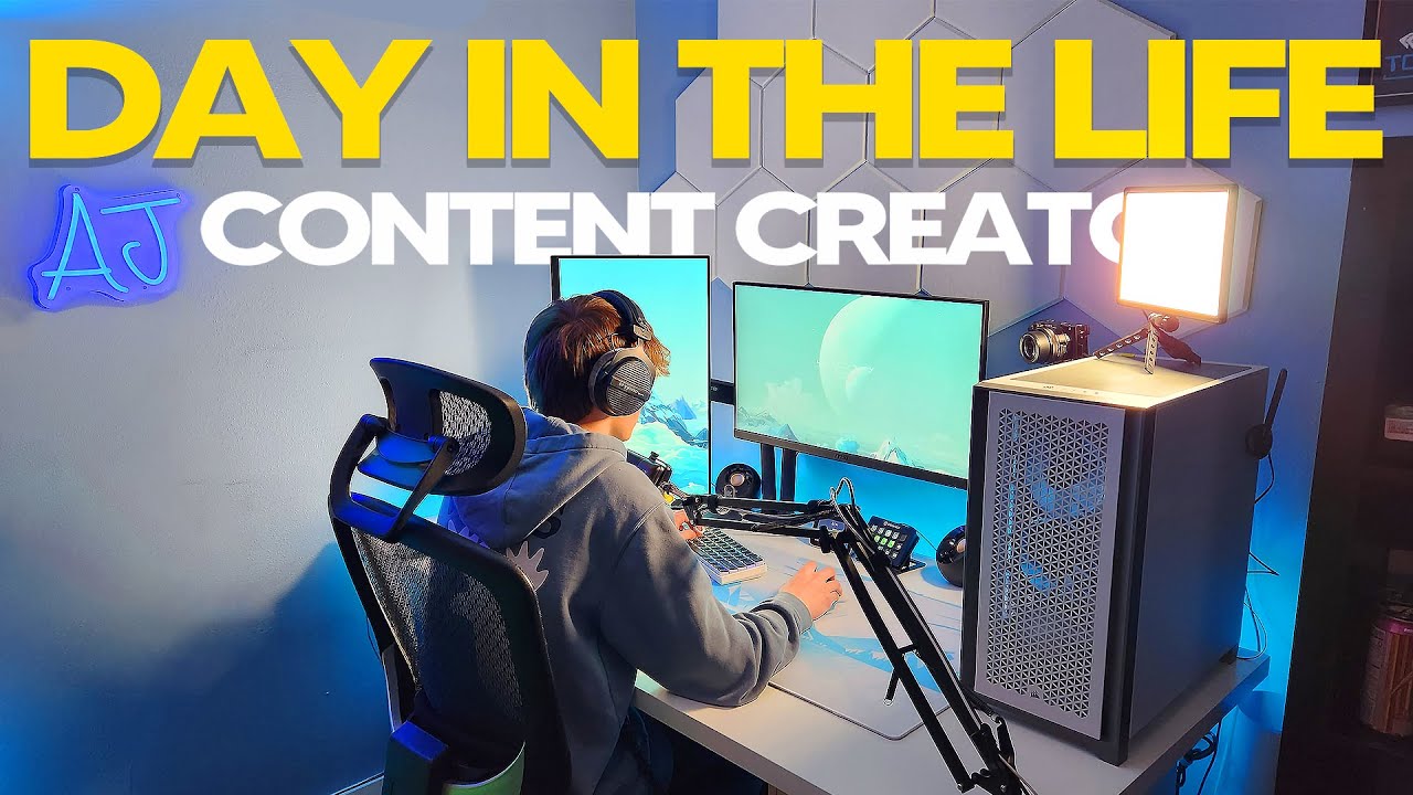 Day in The Life Of A Content Creator (15 YEARS OLD) - YouTube
