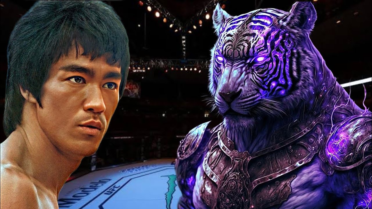 BRUCE LEE VS KING TIGER 😱🔥*INSANE WAR*(EA SPORTS UFC 4) UFC KNOCKOUTS ...