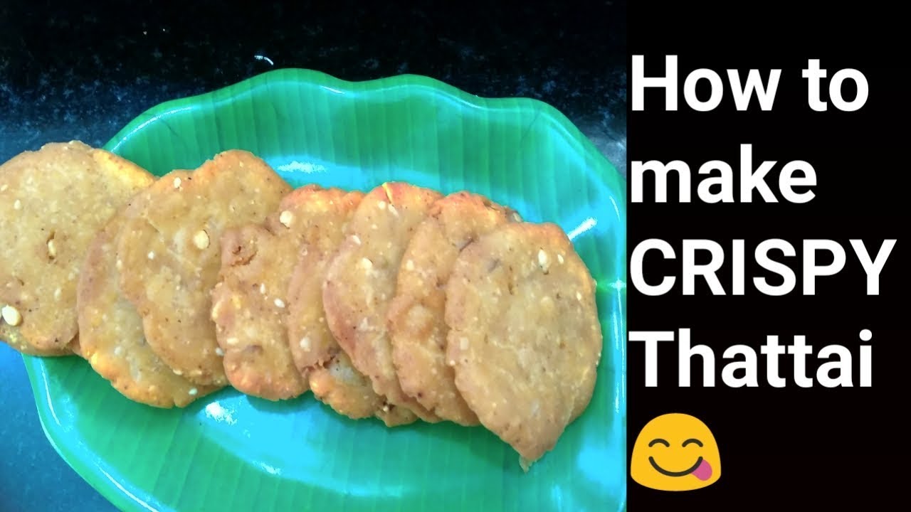 Thattai | How to make thattai easily - YouTube