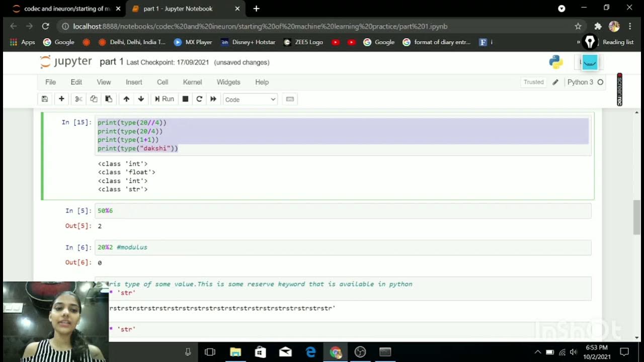 Part 1 - Basic of Python | codewithdakshi - YouTube