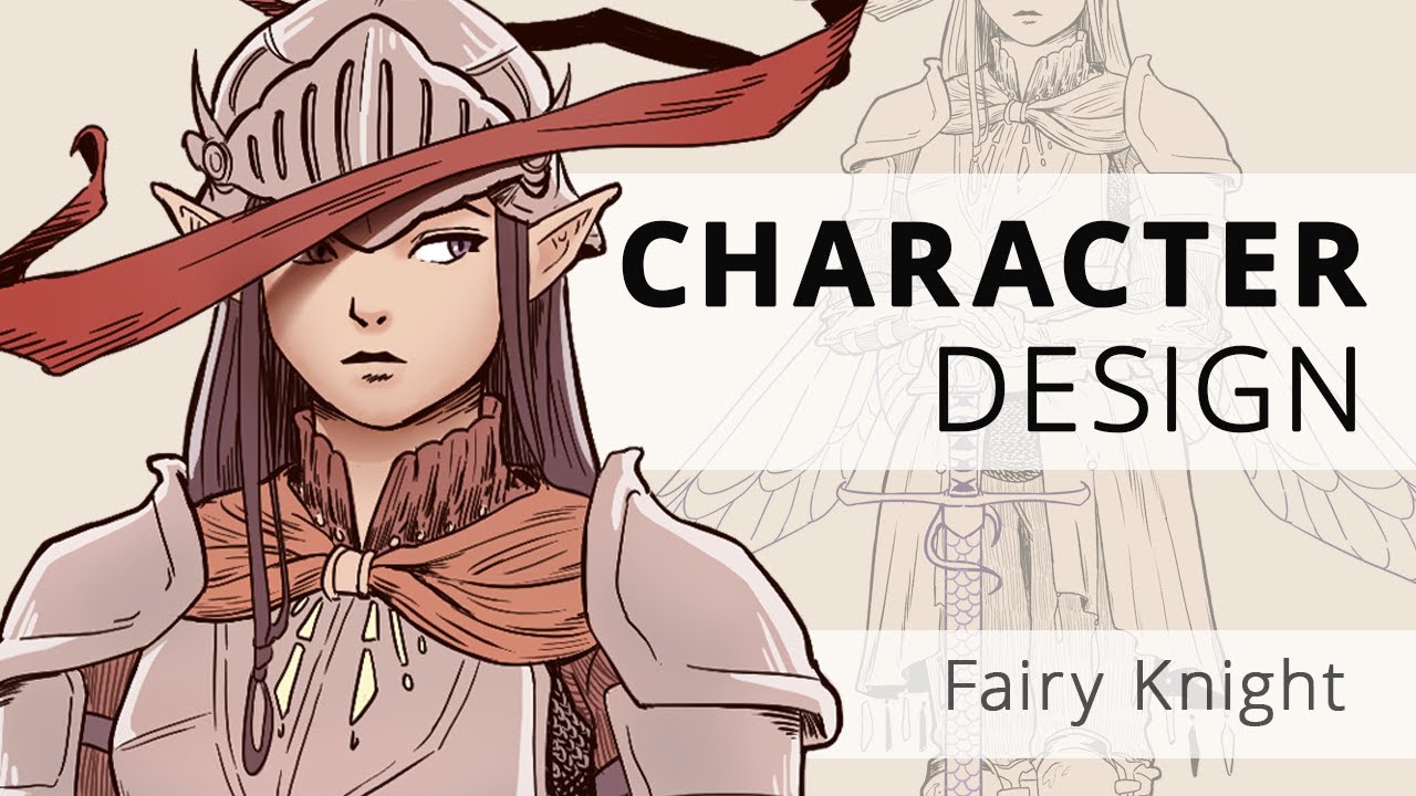 Character Design - Autumn Knight Fairy - YouTube