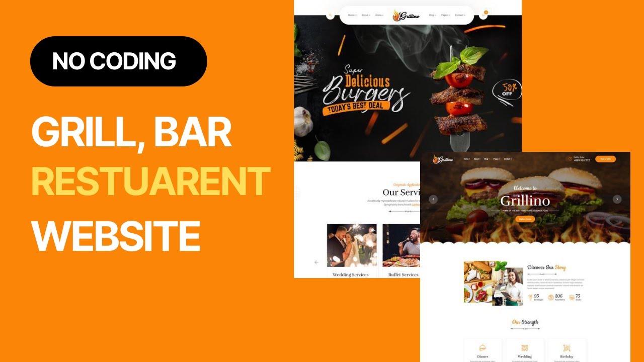 How To Make Restaurant Website In WordPress | Online Food Ordering ...