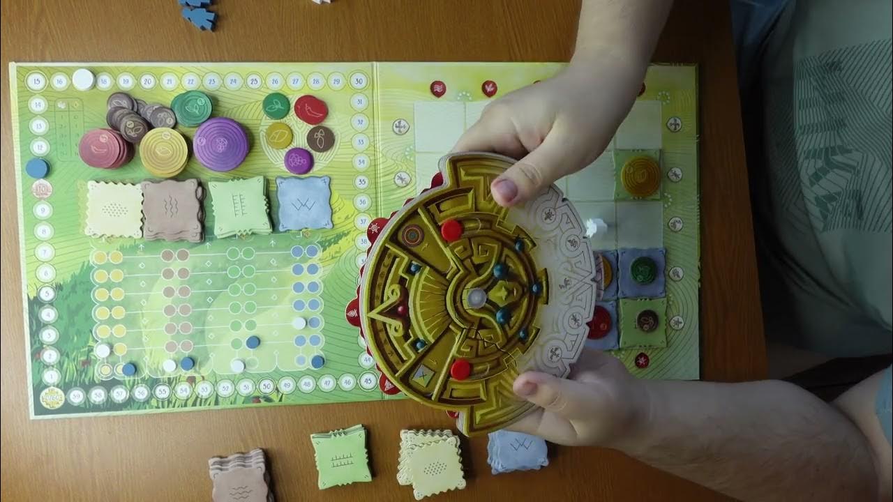 Лэтсплей настольной игры "Тиуанако". - YouTube
