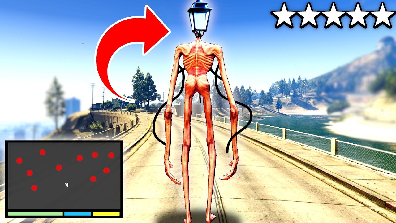 Playing As LIGHT HEAD in GTA 5 (Swap Bodies With SIREN HEAD'S BROTHER ...