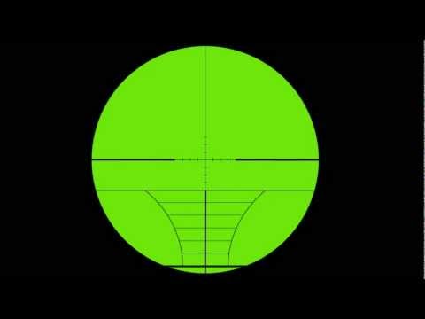sniper crosshair - green screen effect