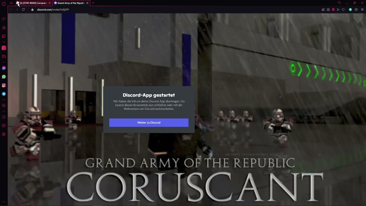 How to join a GAR Division? | Star Wars Coruscant Roblox ...