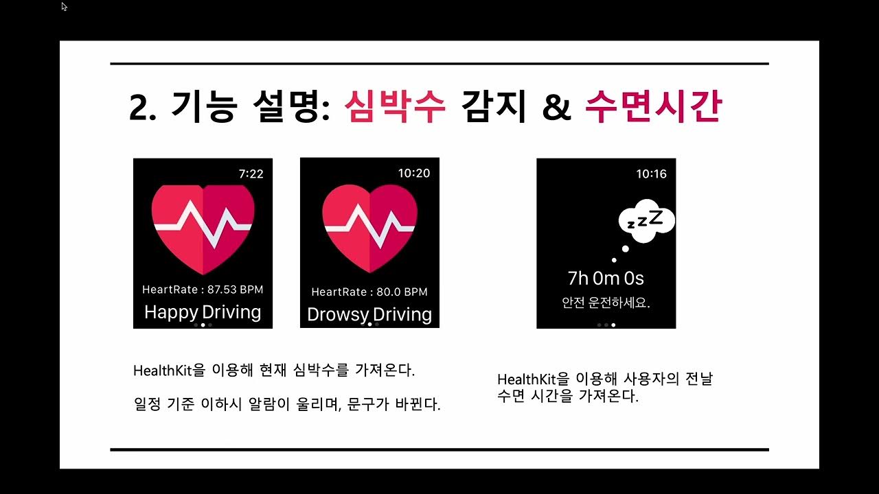 [Seoul Women's University] Programming Guru2 IOS/ Anti-Sleep/ 서울여자대학교/ 구루2/ ios/ HealthKit - YouTube