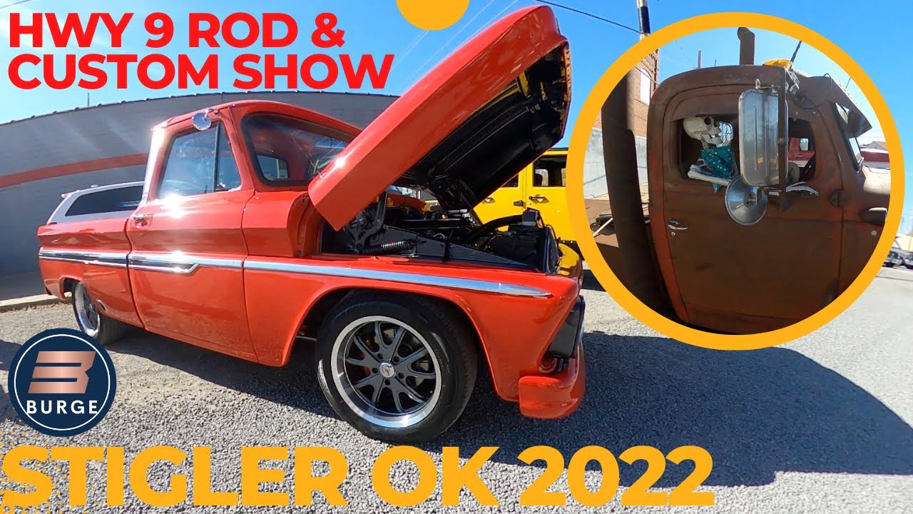 HWY 9 Rod & Custom Show 2022 at Stigler Oklahoma. FallFestivals - YouTube