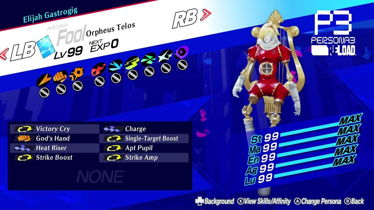 Persona 3 Reload: This is What "GOD" Looks Like. (Max Stats) - YouTube