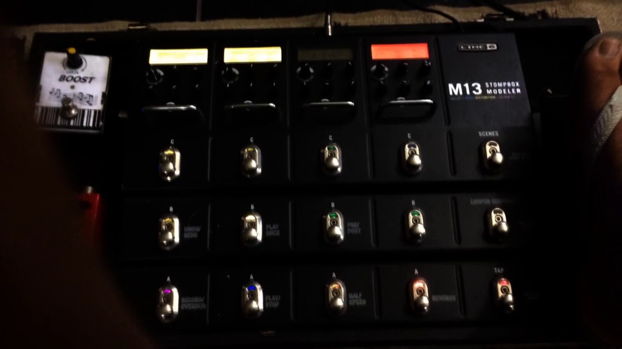 Teste Line 6 M13 Video 2 - YouTube