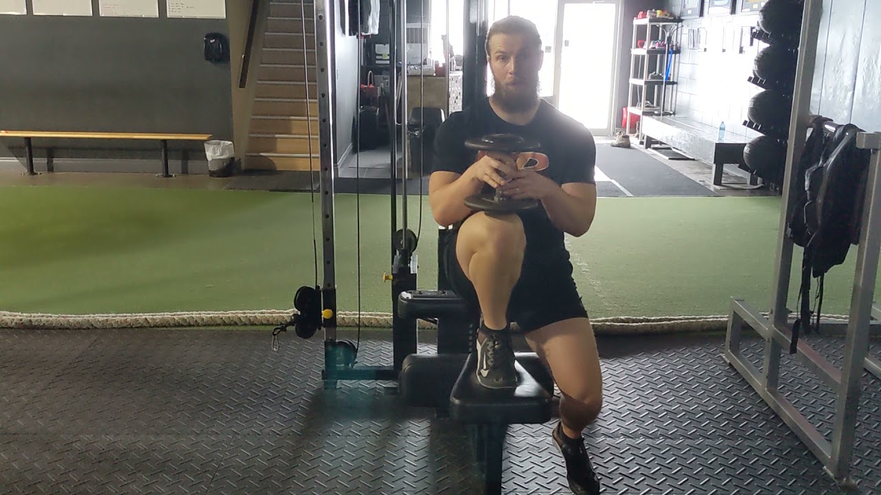 Deep Knee Flexion Calf Raises - YouTube