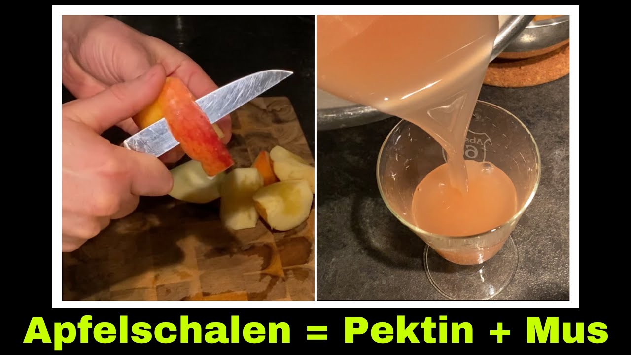 Apfelpektin und Apfelmus aus Apfelschalen herstellen | Biomüll ...