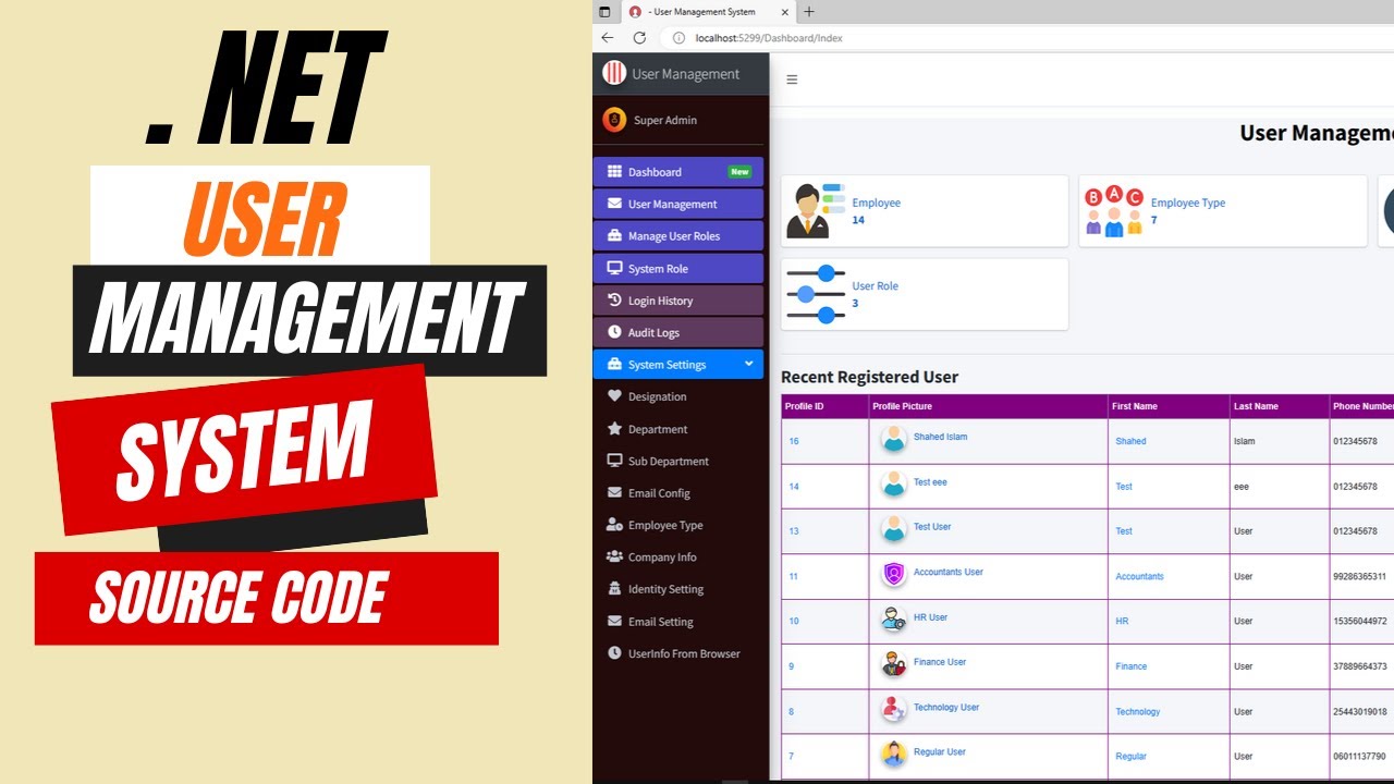 AdminLTE, API Starter Kit + User Management, Authentication & Authorization - YouTube