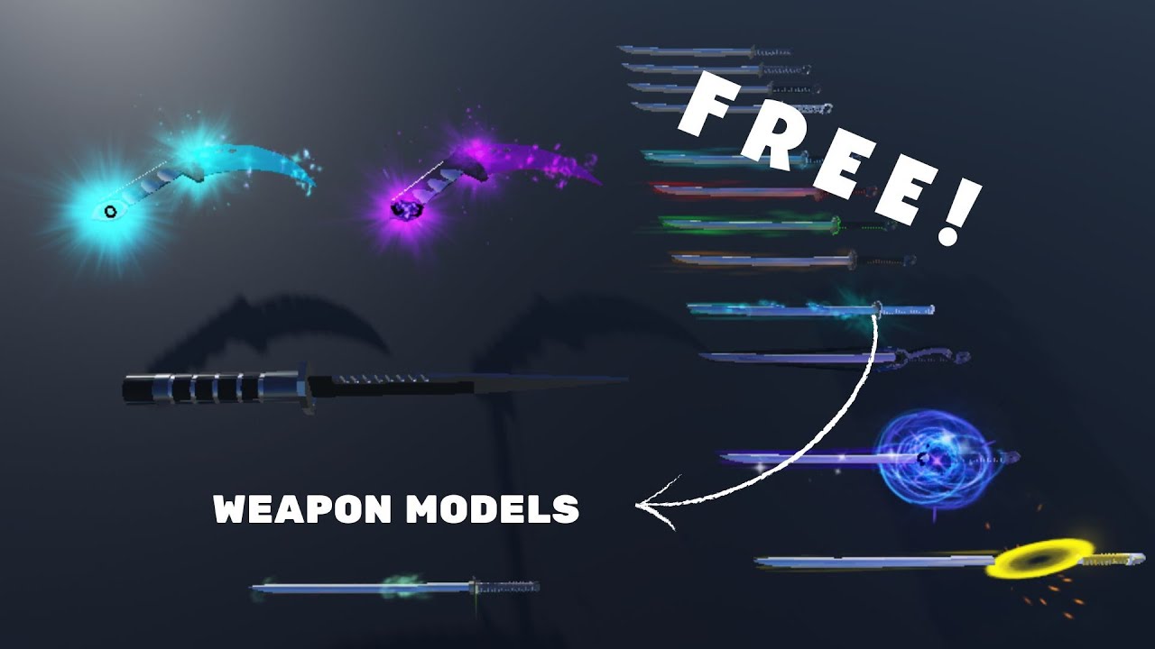Weapon models - Roblox studio | GIVEAWAY - YouTube