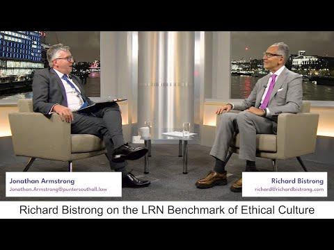 Richard Bistrong and Jonathan Armstrong discuss LRN's Benchmark of Ethical Culture. - YouTube