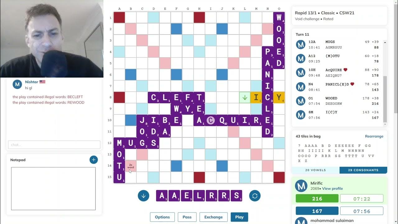 Scrabble game with commentary no.442 - YouTube