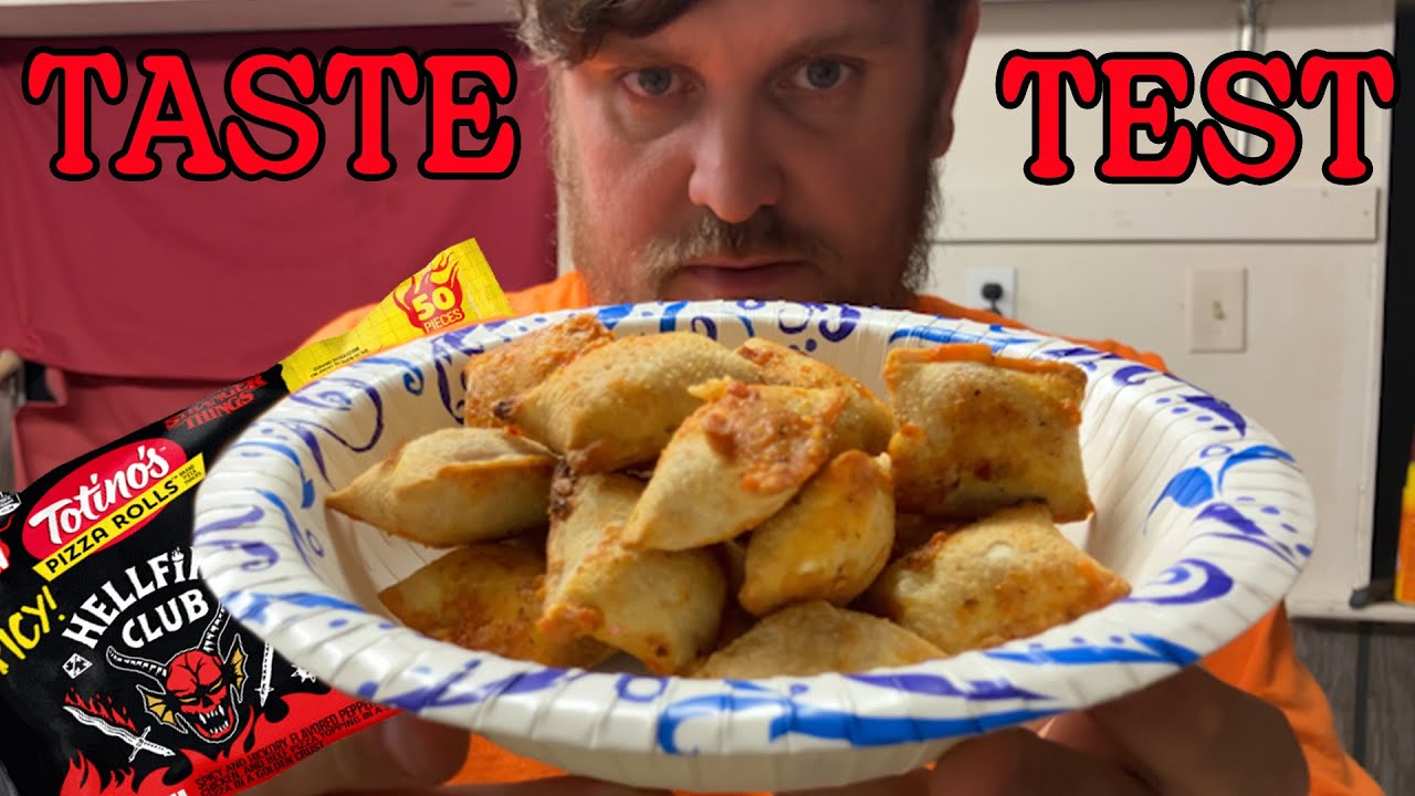 Spicy Hellfire Club Pizza Roll | Taste Test - YouTube