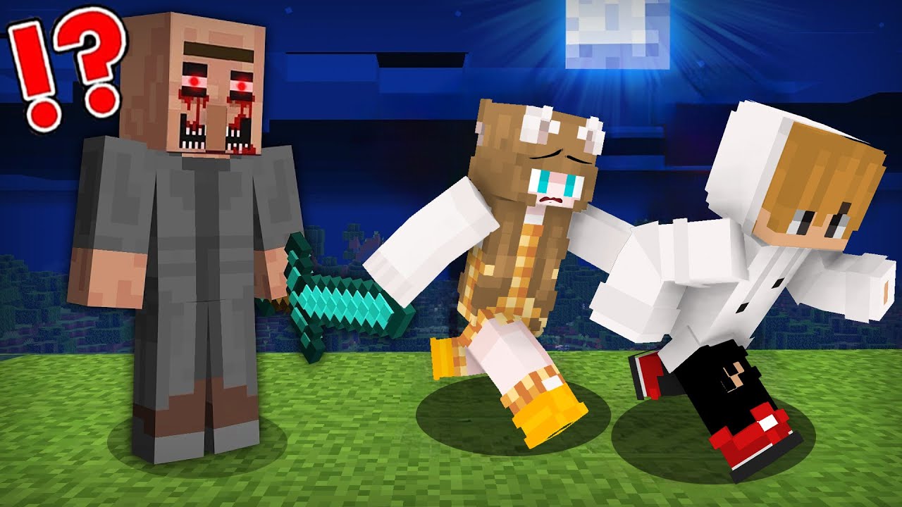 ESCAPING THE HAUNTED HOUSE in Minecraft - YouTube