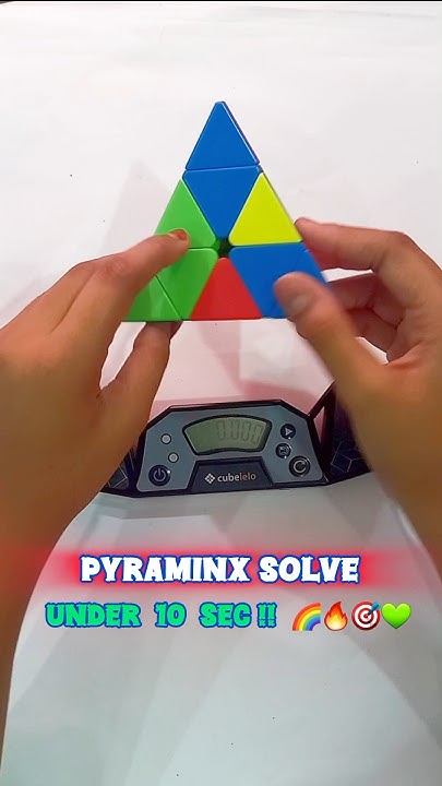 I Solved A Pyraminx In Under 10 Seconds #shorts #youtubeshorts # ...