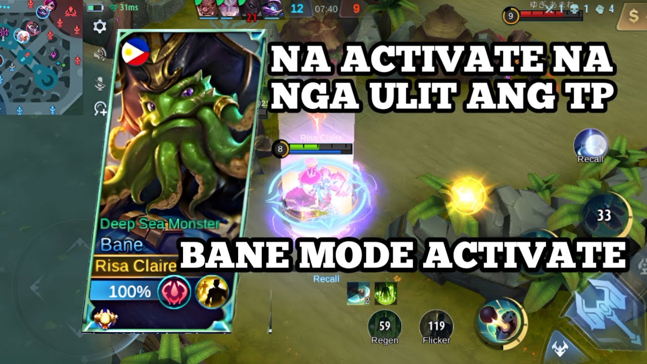 BANE MODE ACTIVATE| MLBB - YouTube