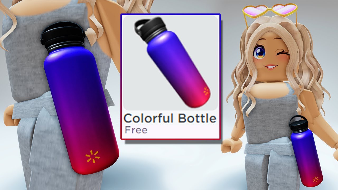 *HRRY* GET THIS FREE COLORFUL WATER BOTTLE ITEM NOW 😲 ROBLOX - YouTube