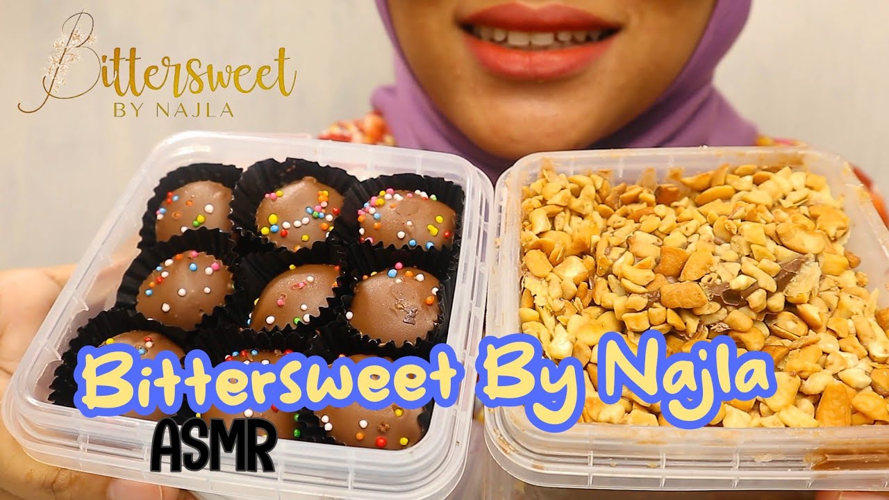ASMR MUKBANG BITTERSWEET BY NAJLA CHOCO BONBON & CHOCO QUIN LAYER ...