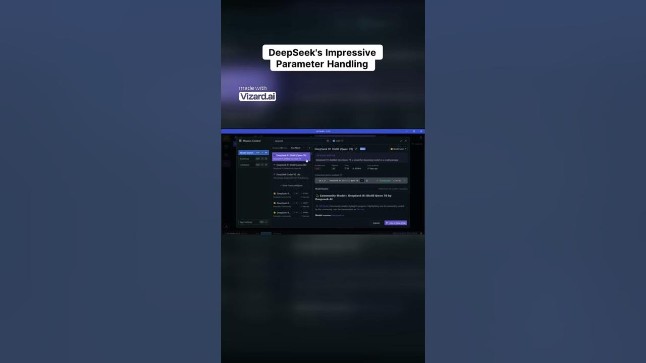 DeepSeek's Impressive Parameter Handling - YouTube