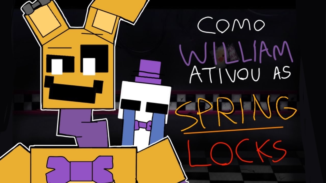 Como William Afton Ficou preso nas Spring-locks - Especial Halloween ...