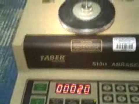 Taber Industries Abraser Model 5130 - YouTube