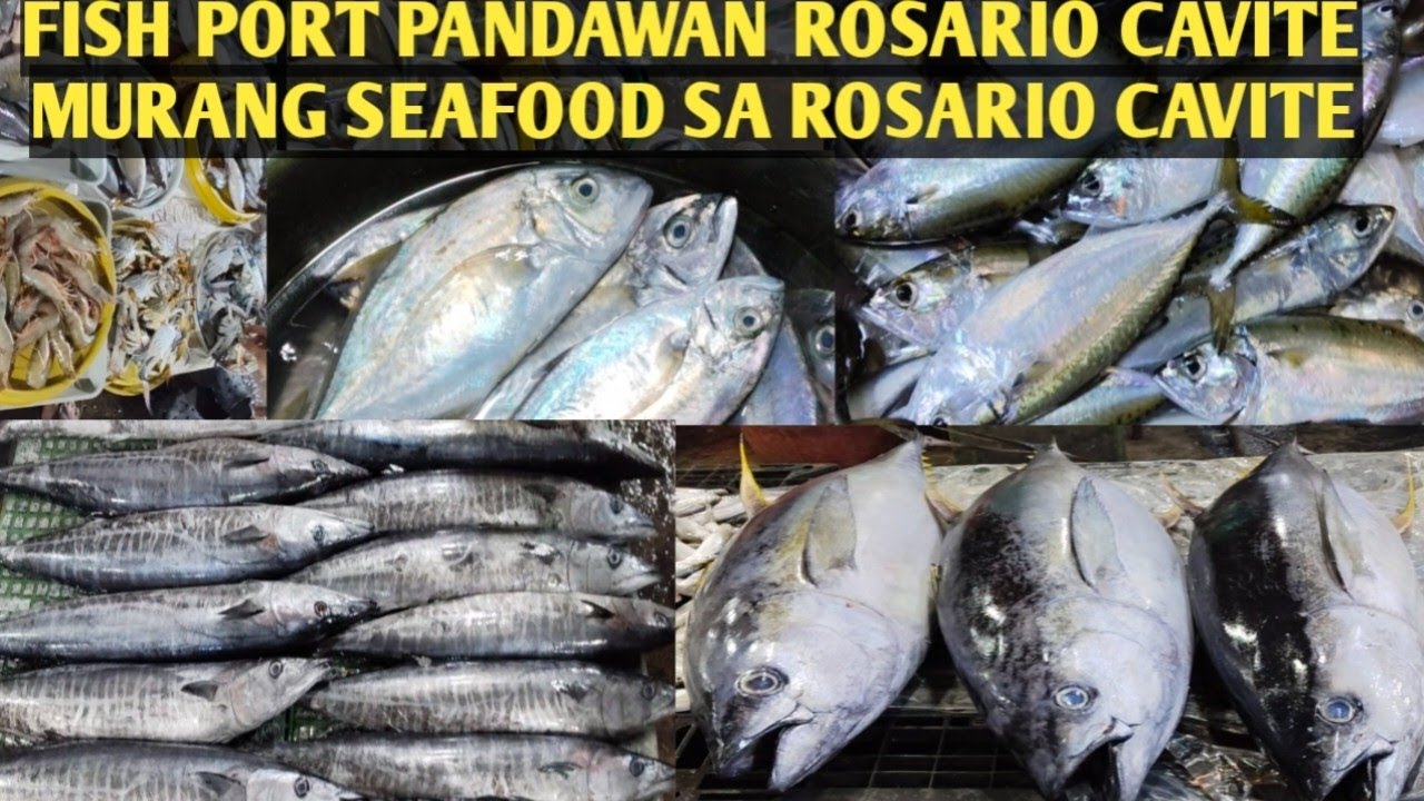MURANG SEAFOOD AT TUMPOKAN FISH PORT PANDAWAN ROSARIO CAVITE #fish # ...