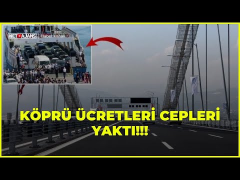 Tatilinden dönenler köprü ücretlerinden dert yandı! Osmangazi'yi değil feribotu tercih ettiler