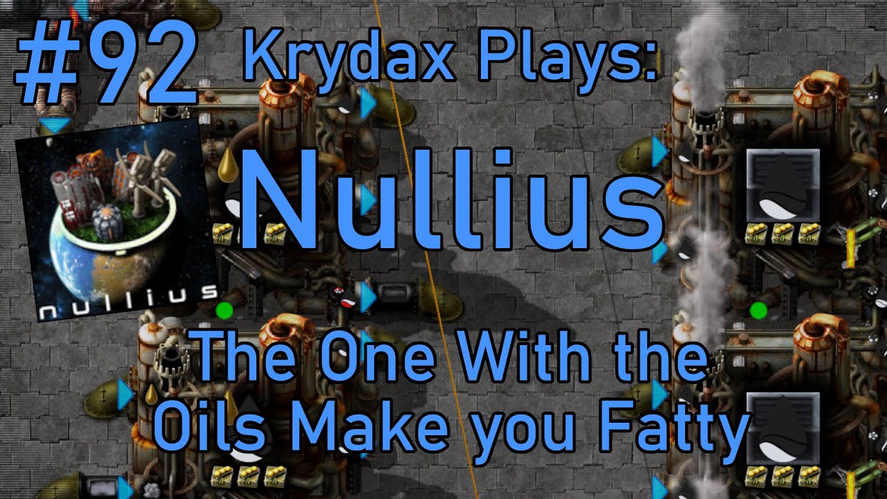 Factorio Nullius #92 - Fish Oil is Nasty! - YouTube