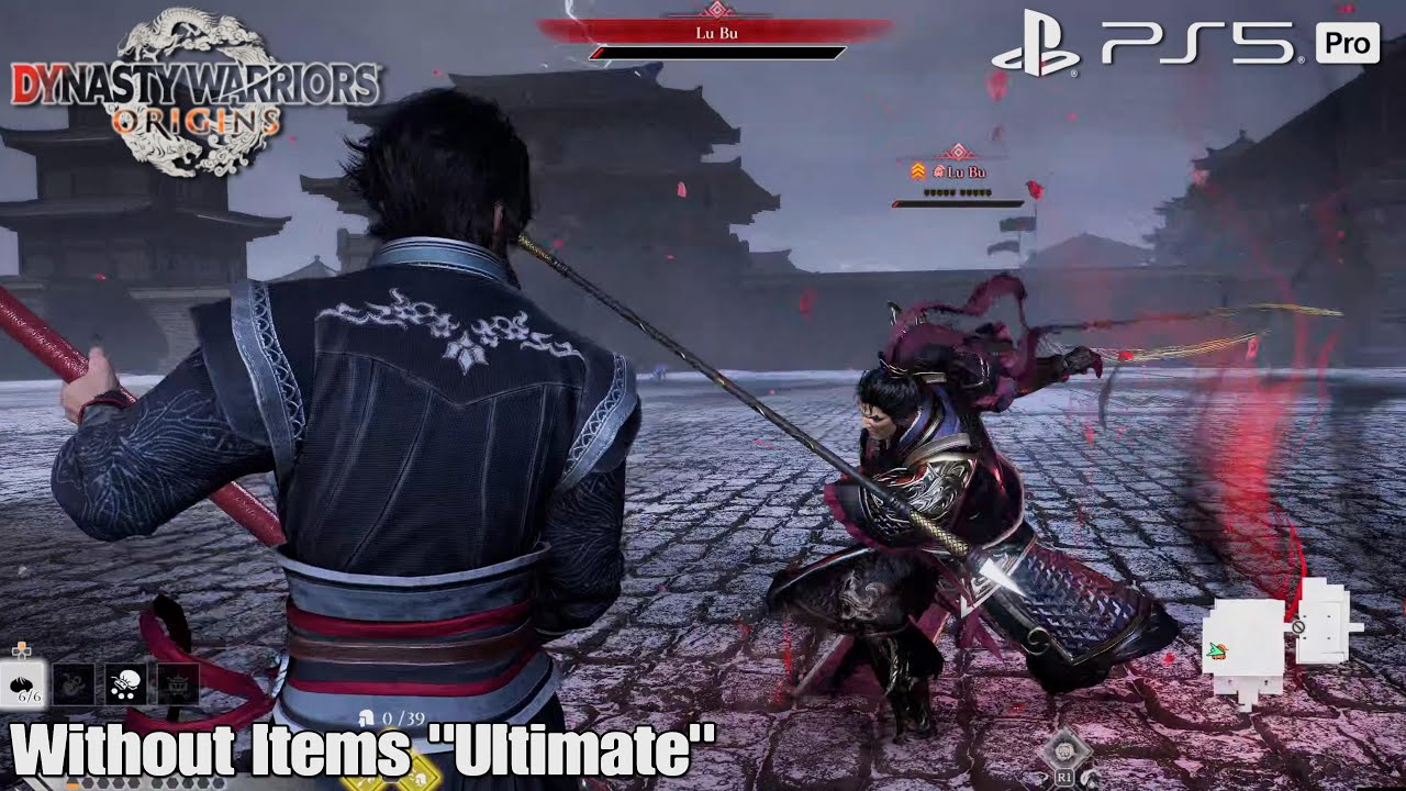 DW Origins: Defeated Lu Bu & Without any Items, Battle of Xiapi Lv.77 ...