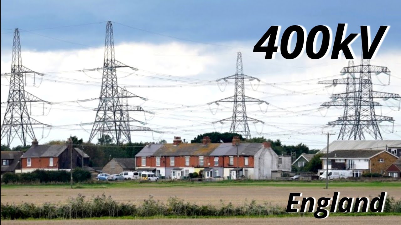 400kV transmission lines in United Kingdom 🇬🇧 (England 🏴󠁧󠁢󠁥󠁮󠁧󠁿) - YouTube