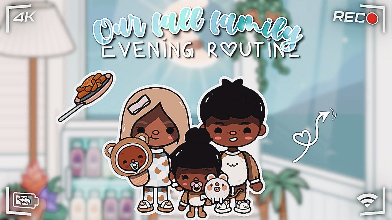 Family evening routine!!🥥🫧*with voice🎙 - YouTube