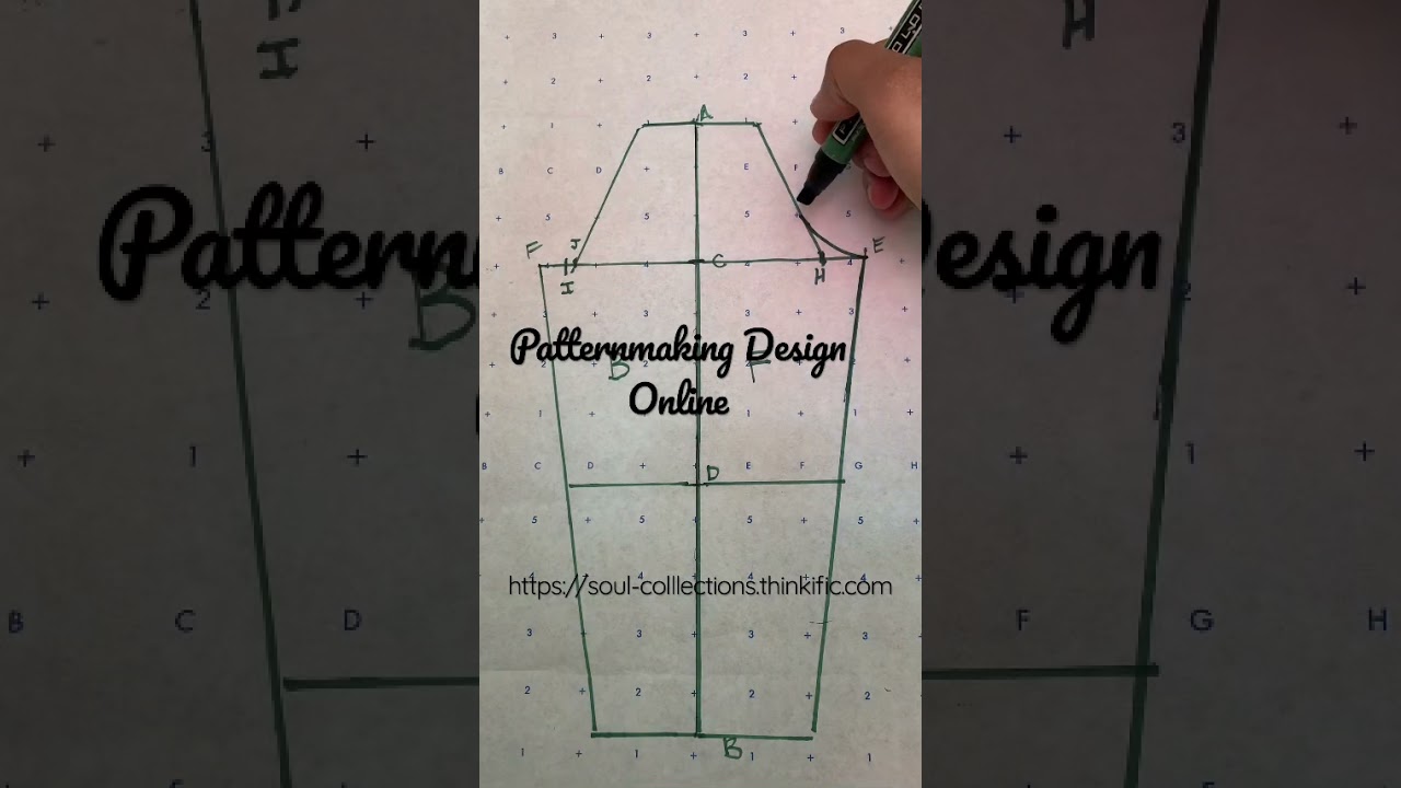 Patternmaking Design Online thru Soul Collection’s, Learn how to draft in half scale. Kit ...