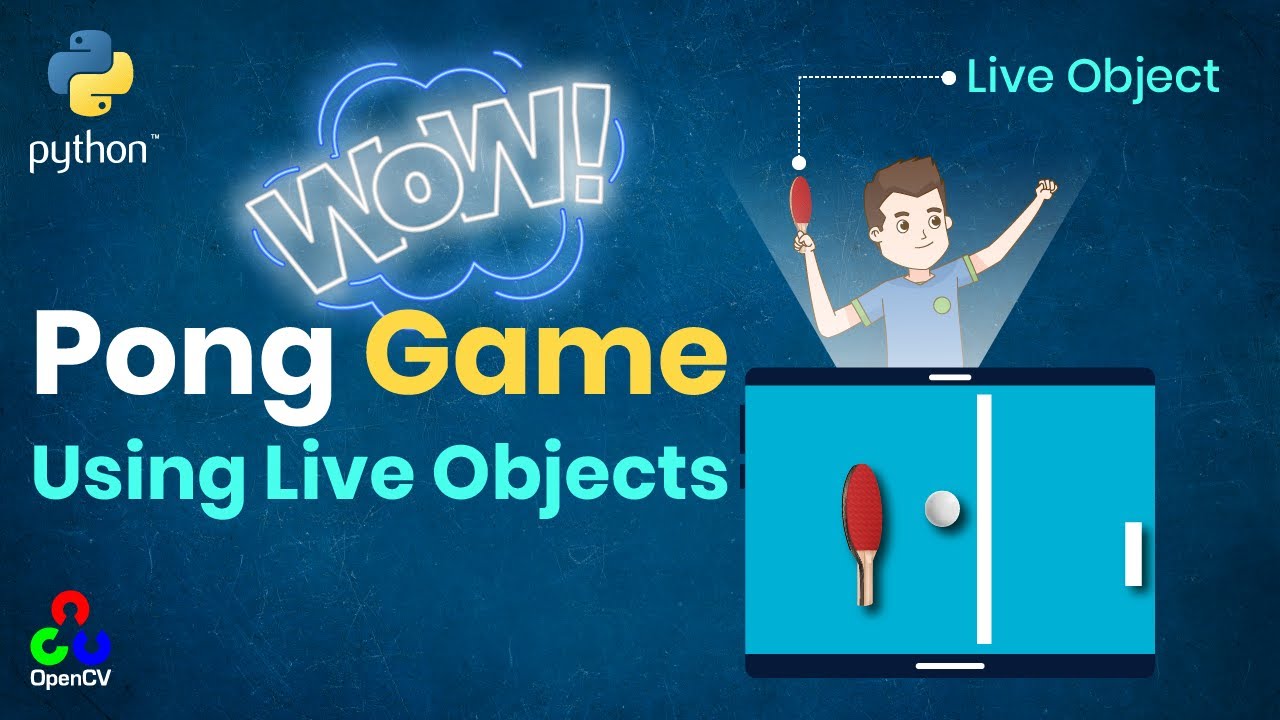 Python Opencv Object Detection As A Pong Game