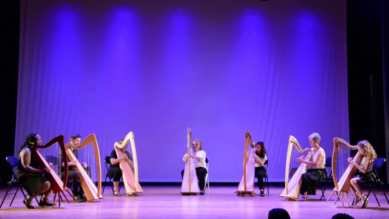 Nigun atik, ensemble de harpes - YouTube
