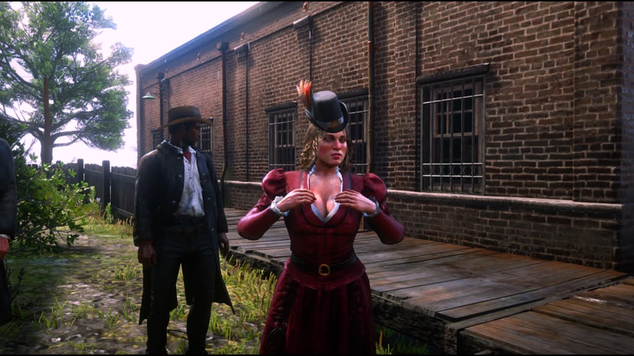 How Karen reaction when you choose Harlot girl routine for her - RDR2 ...