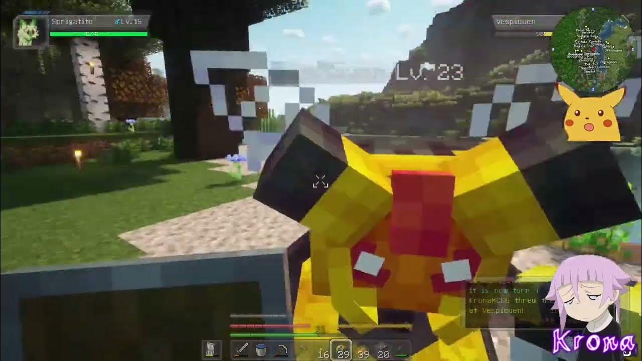 Minecraft Cobblemon! 1.21.1 Server - Just hanging out. - YouTube