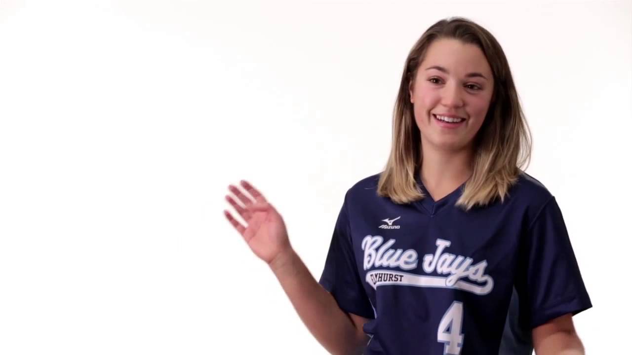 Isabella Masini on Playing Softball at Elmhurst - YouTube