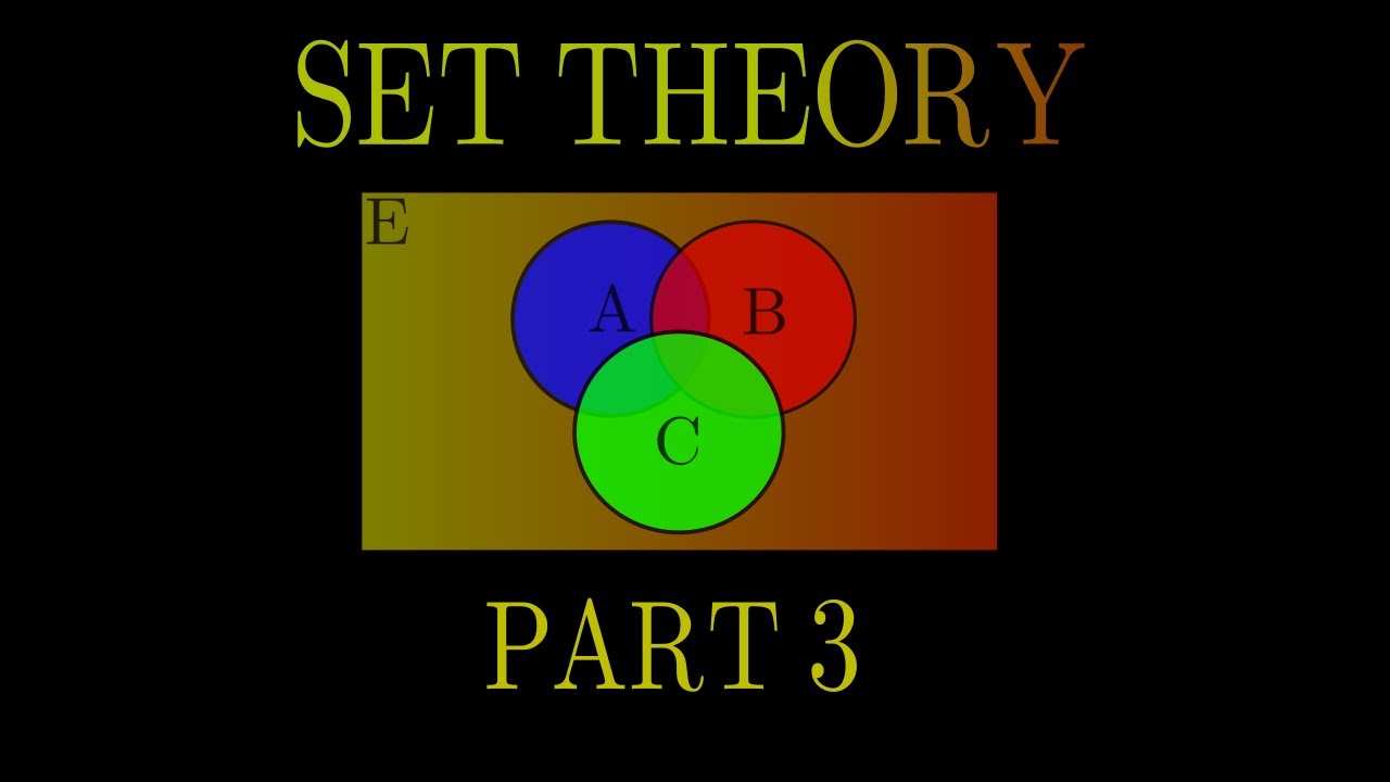 SET THEORY 3 | class 11/12 | JEE Mains/Advanced. #settheory - YouTube