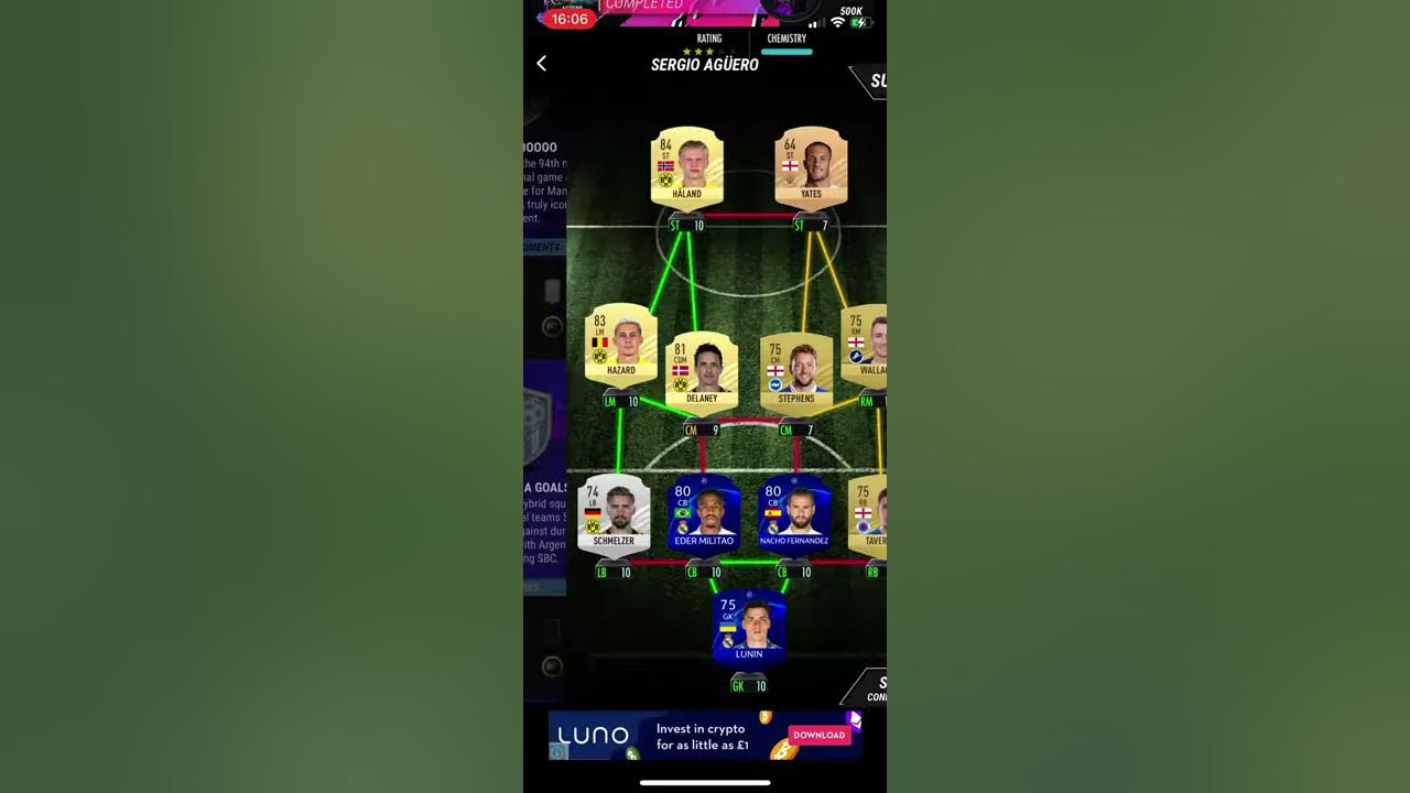 Sergio Aguero Player Objective AgÜeros Hybrid Sbc Expert Madfut 21