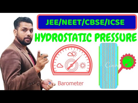 class 11 | fluid mechanics | pressure | barometer | manometer | jee ...