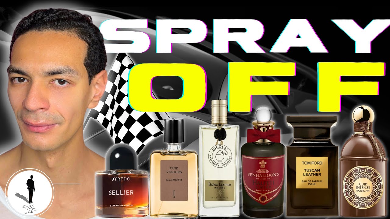 SPRAY OFF CHALLENGE / BEST COLOGNE FOR MEN IN THE WORLD 🌎 / LEATHER ...