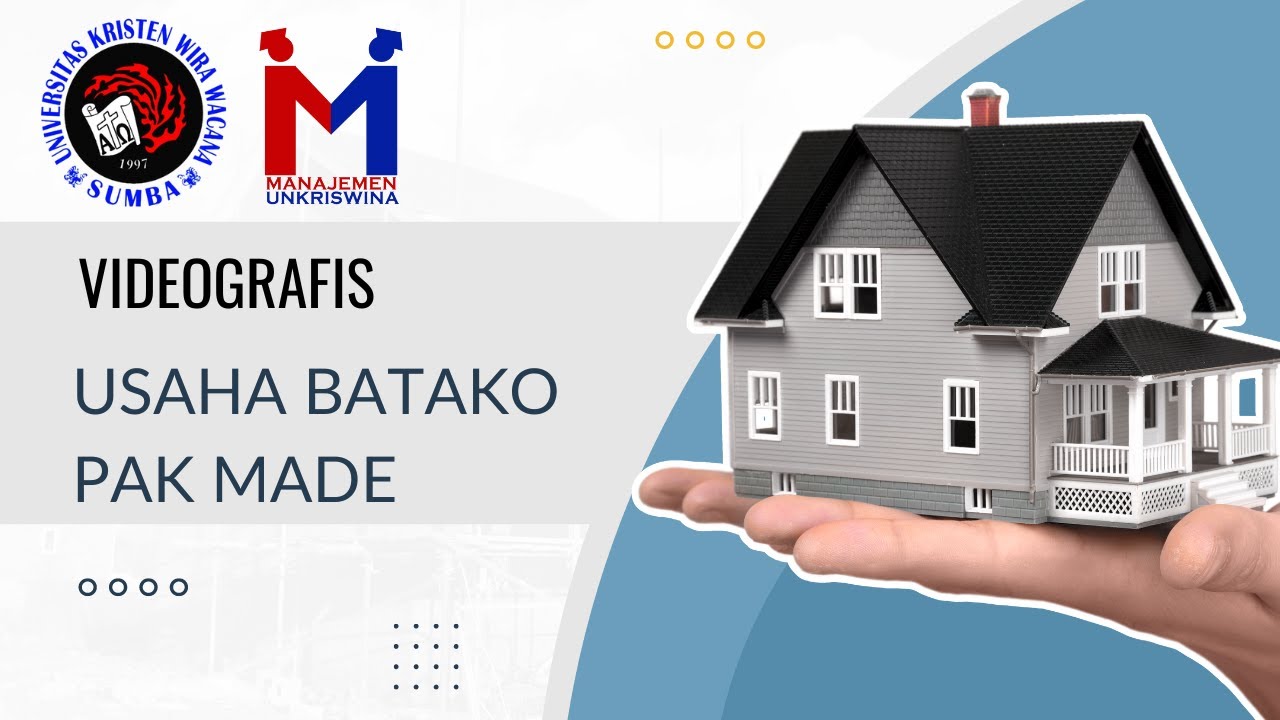 Videografis Usaha Batako Pak Made - YouTube