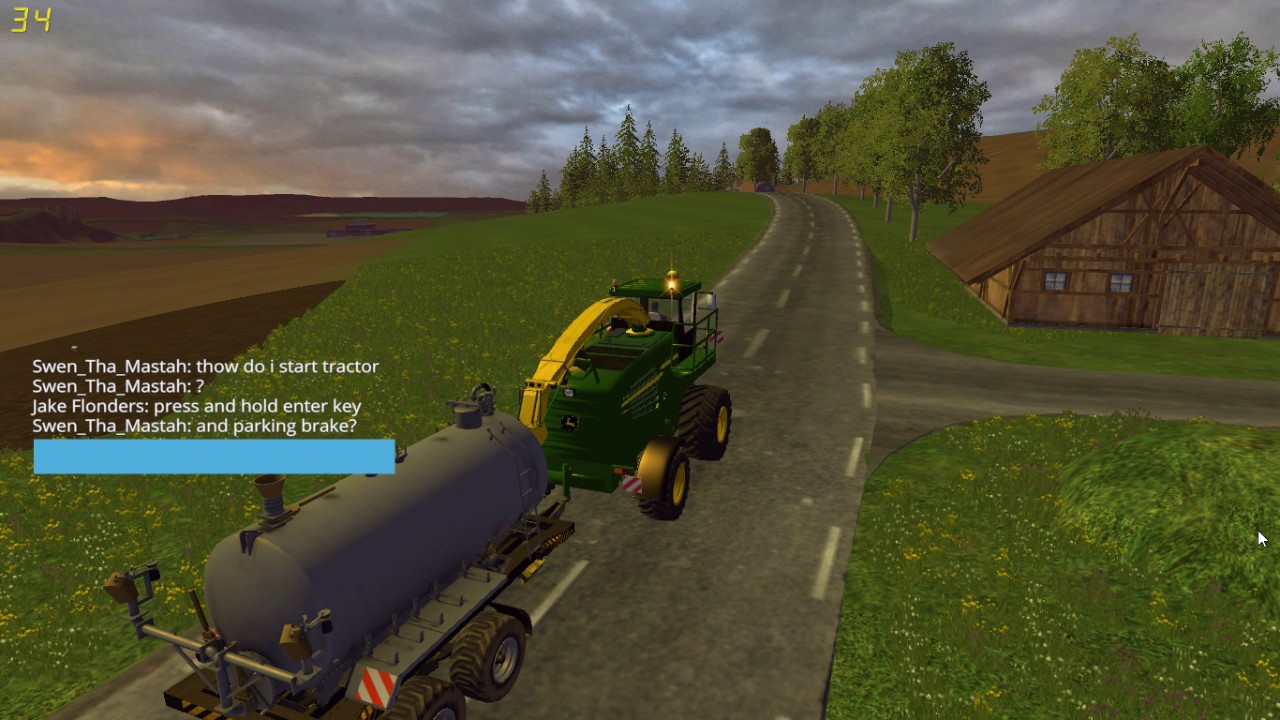 Farming Simulator 15 playing with a friend on Plesent Vally - YouTube